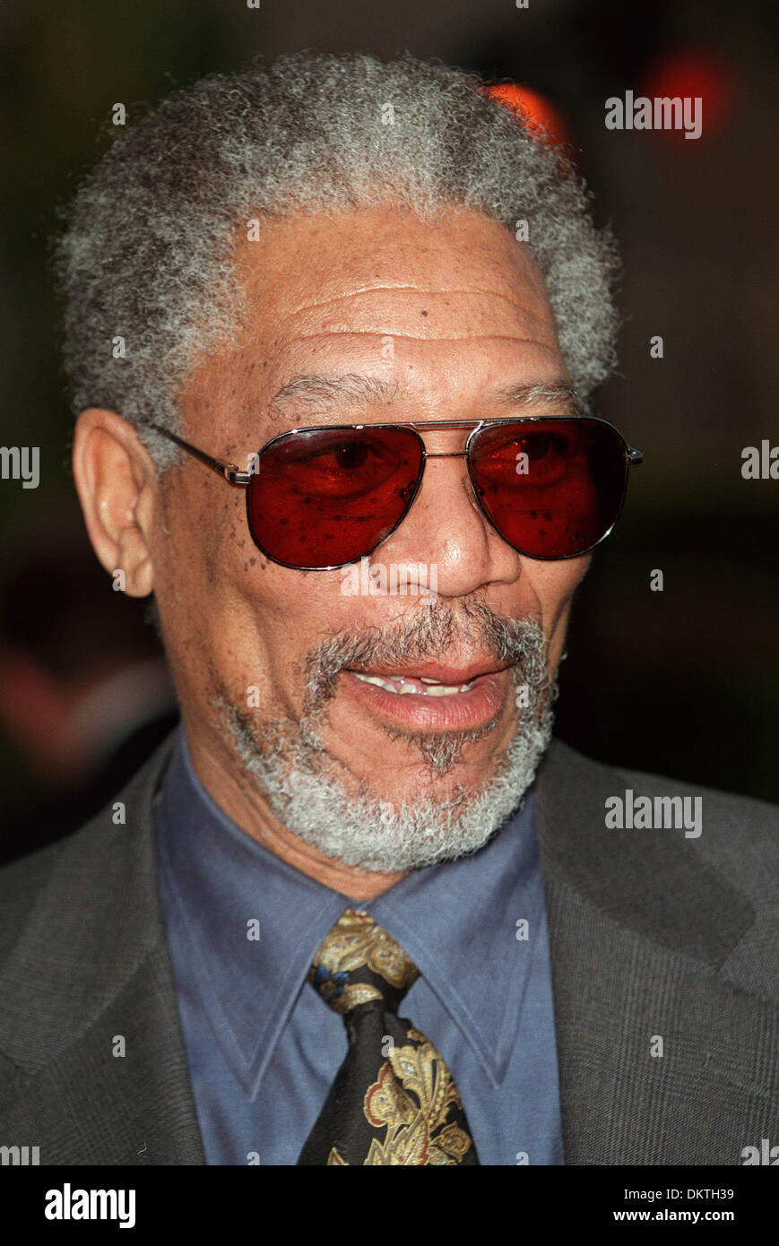 MORGAN FREEMAN.ACTOR.LA, USA.02/04/2001.BG63A29AC Stock Photo - Alamy