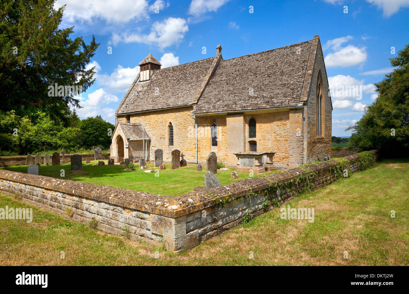 The old church at Hailes near Hailes Abbey, Gloucestershire, England ...