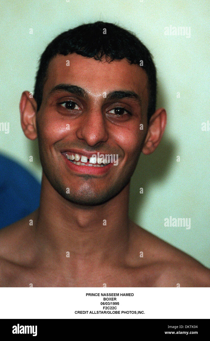 PRINCE NASSEEM HAMED.BOXER.06/03/1995.F2C22C Stock Photo - Alamy