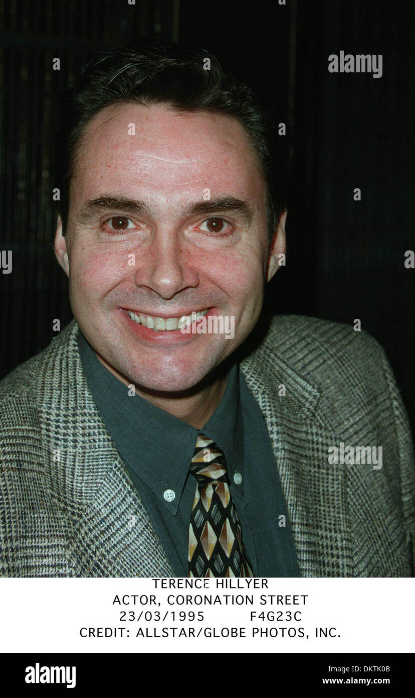 TERENCE HILLYER.ACTOR, CORONATION STREET.23/03/1995.F4G23C Stock Photo ...