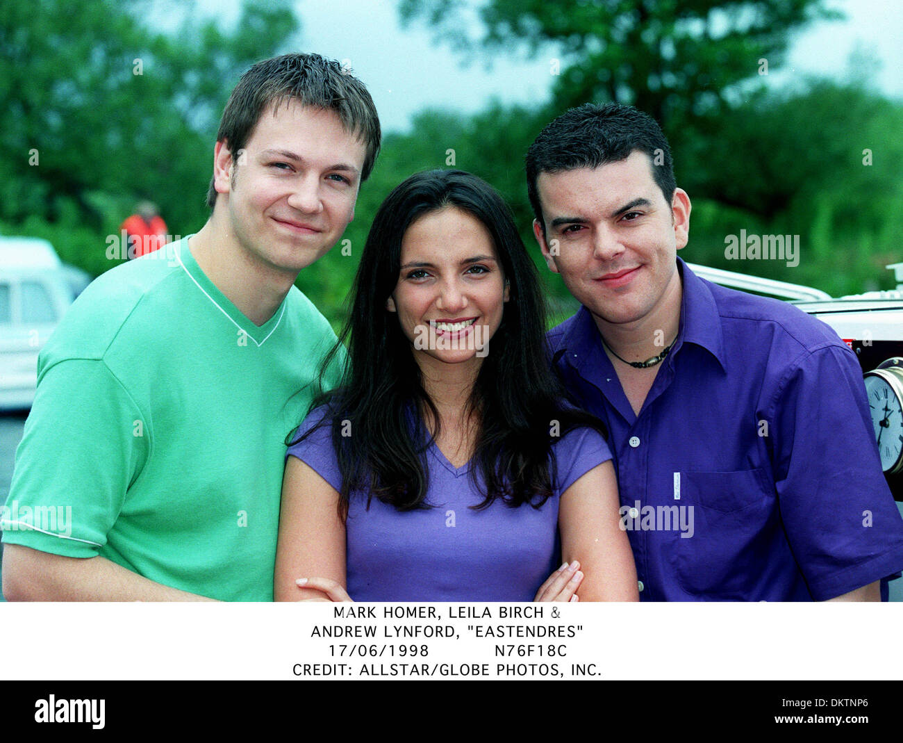 MARK HOMER, LEILA BIRCH &.ANDREW LYNFORD, ''EASTENDRES''.17/06/1998 ...