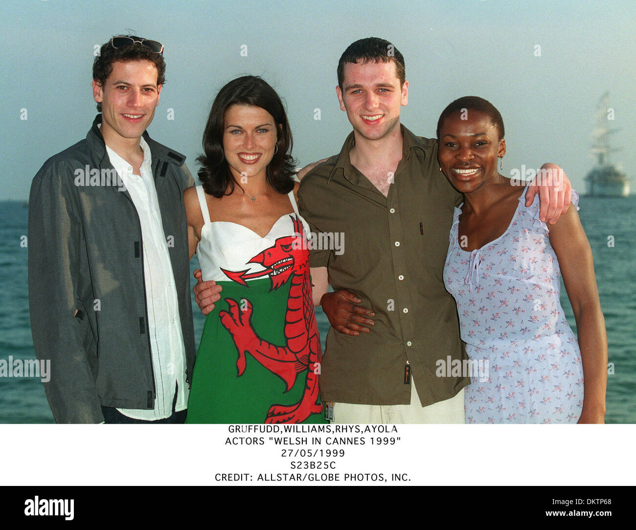 GRUFFUDD,WILLIAMS,RHYS,AYOLA.ACTORS ''WELSH IN CANNES 1999''.27/05/1999 ...