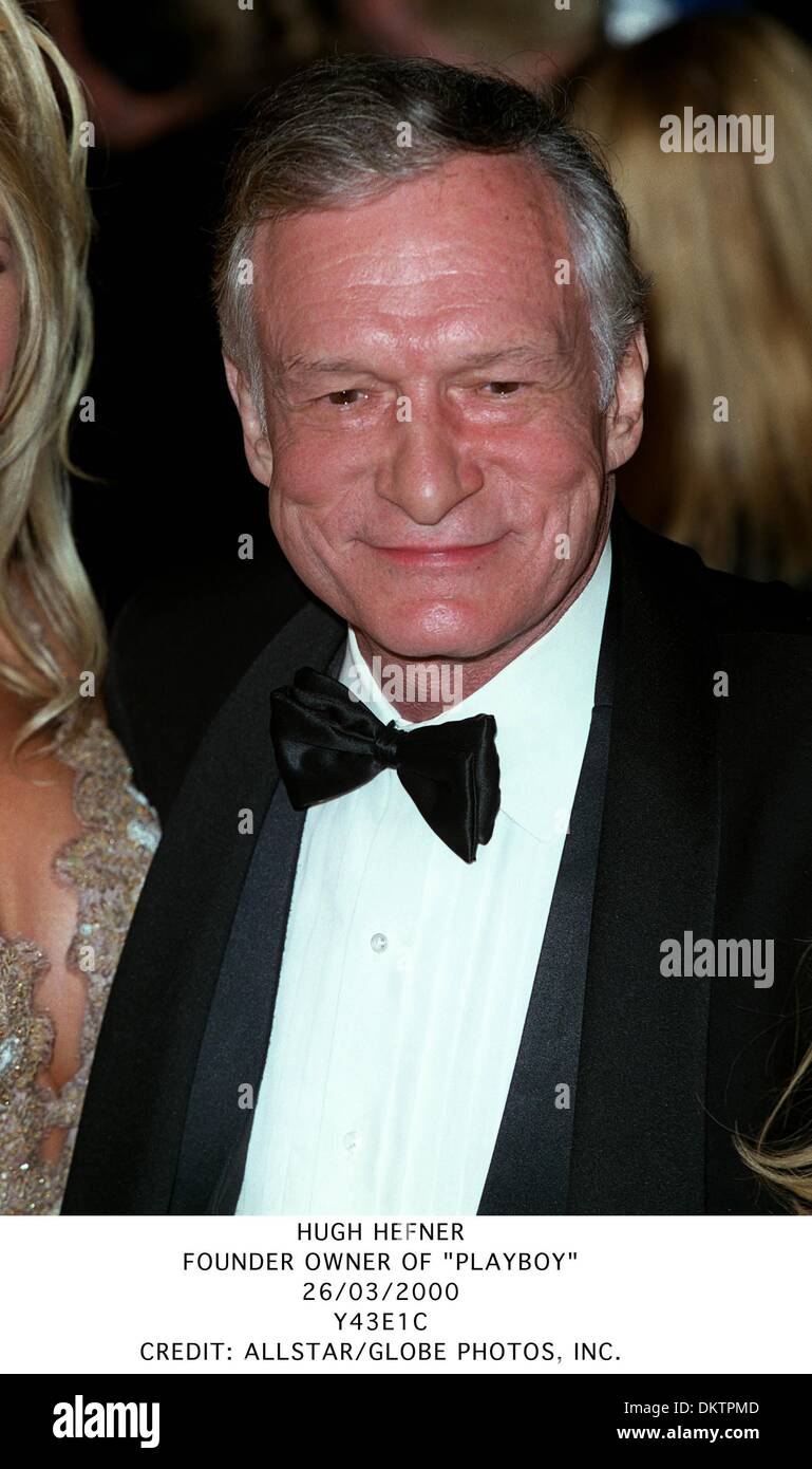 Mar. 26, 2000 - HUGH HEFNER.FOUNDER OWNER OF ''PLAYBOY''.26/03/2000 ...