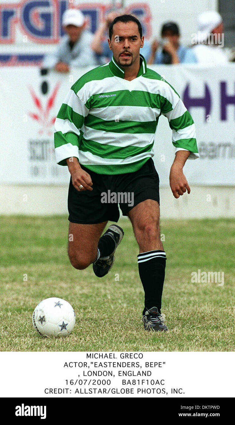 July 16, 2000 - LONDON, ENGLAND - MICHAEL GRECO.ACTOR,''EASTENDERS ...