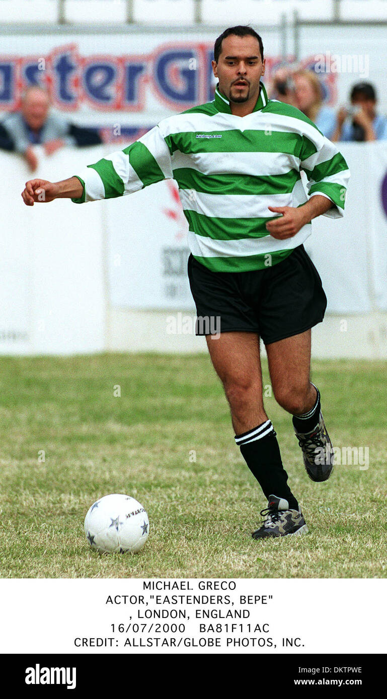 July 16, 2000 - LONDON, ENGLAND - MICHAEL GRECO.ACTOR,''EASTENDERS ...