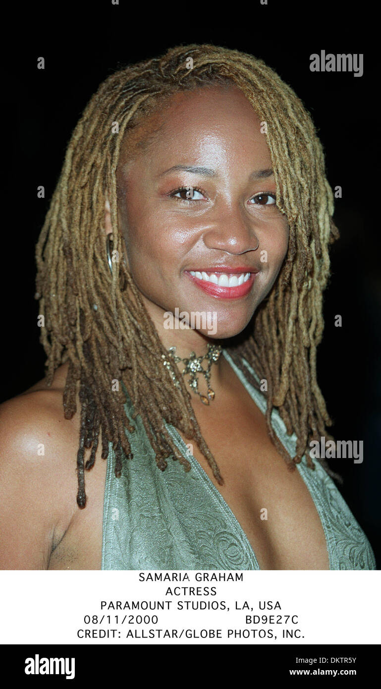 Nov. 8, 2000 - PARAMOUNT STUDIOS, LA, USA - SAMARIA GRAHAM.ACTRESS ...