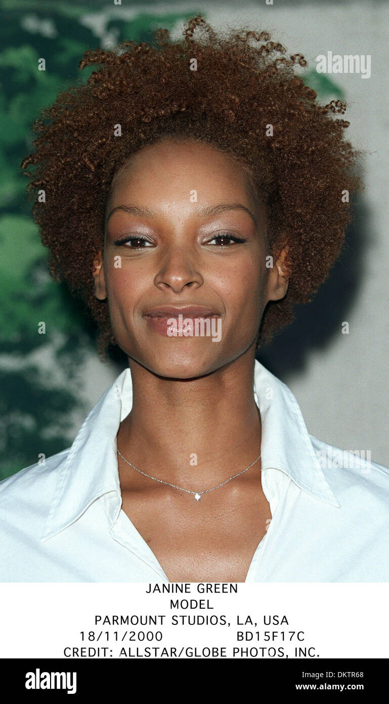 Nov. 18, 2000 - PARMOUNT STUDIOS, LA, USA - JANINE GREEN.MODEL.PARMOUNT STUDIOS, LA, USA.18/11 ...