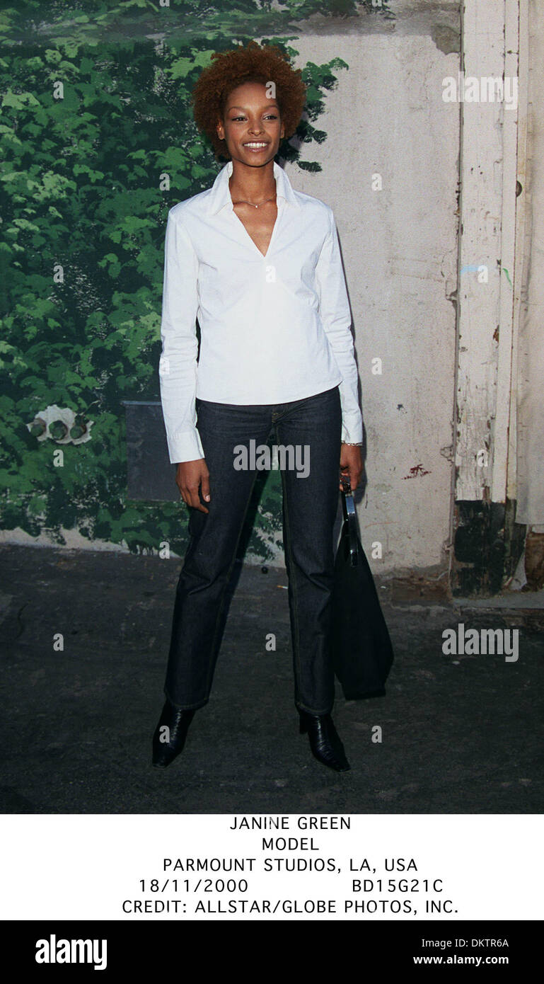 Nov. 18, 2000 - PARMOUNT STUDIOS, LA, USA - JANINE GREEN.MODEL.PARMOUNT STUDIOS, LA, USA.18/11 ...