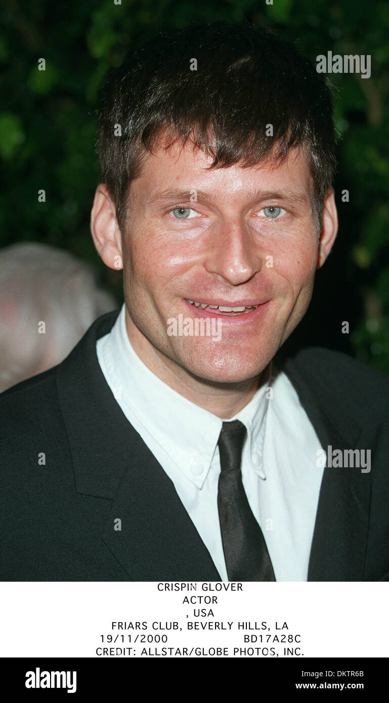 Nov. 19, 2000 - FRIARS CLUB, BEVERLY HILLS, LA - CRISPIN GLOVER.ACTOR ...