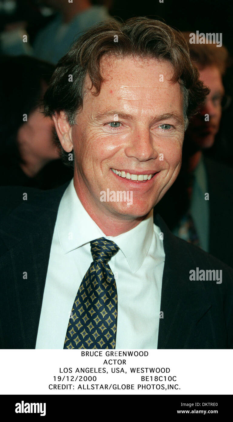 BRUCE GREENWOOD.ACTOR.LOS ANGELES, USA, WESTWOOD.19/12/2000.BE18C10C ...