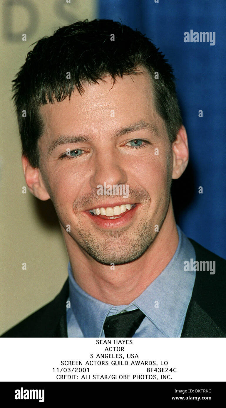 SEAN HAYES.ACTOR.S ANGELES, USA.SCREEN ACTORS GUILD AWARDS, LO.11/03 ...