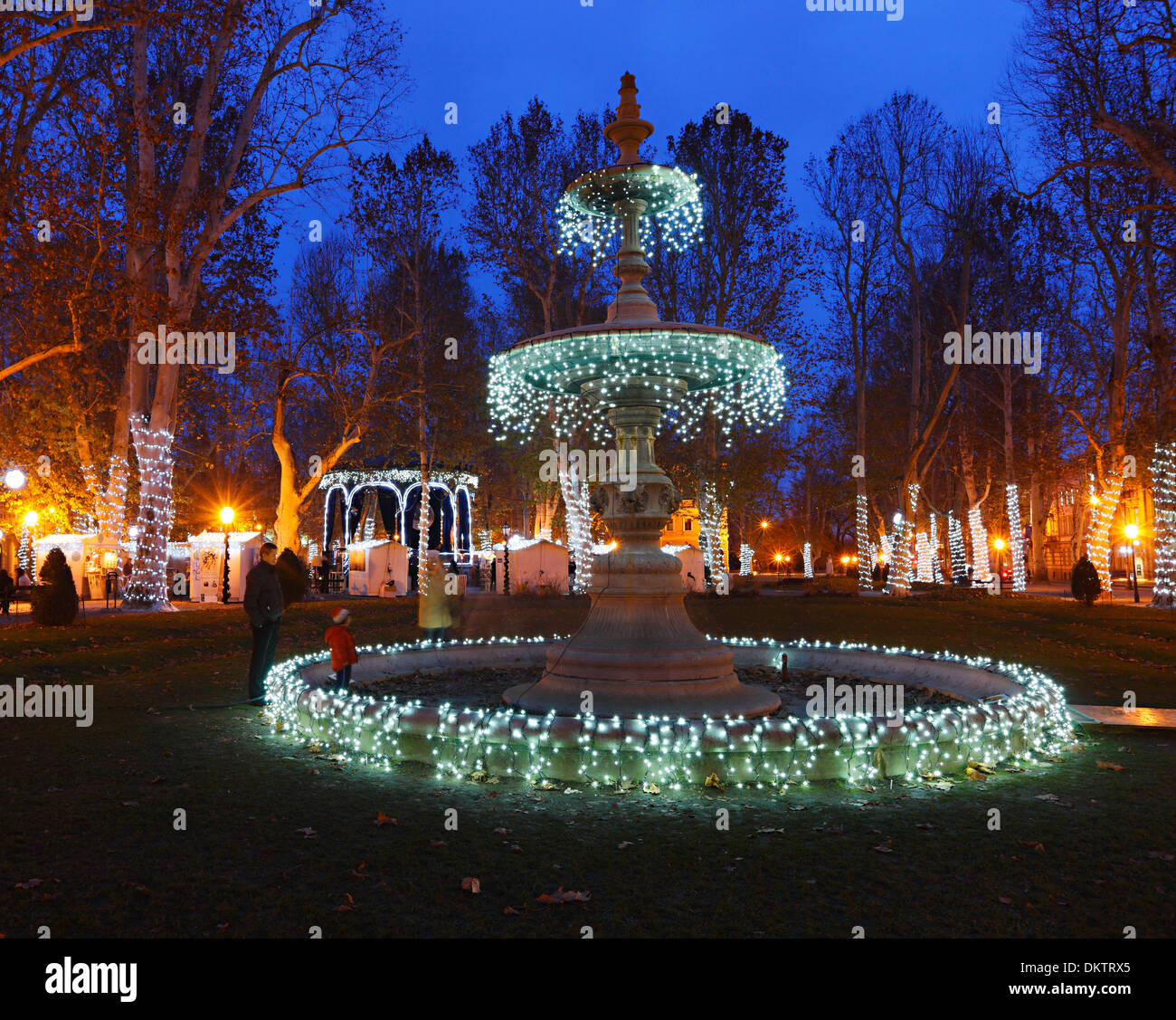 Zagreb, Croatia. 9th Dec, 2013. Advent event at park Zrinjevac at ...