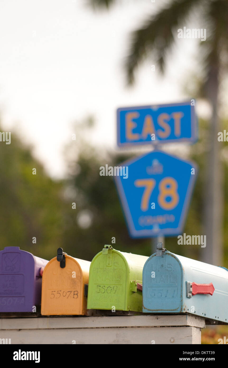 ^painted ^mailboxes hi-res stock photography and images - Alamy