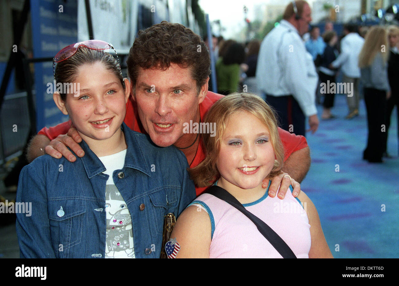 DAVID HASSELHOFF & KIDS.ACTOR & KIDS.LA, USA.28/10/2001.BM81A28C. 2001 ...