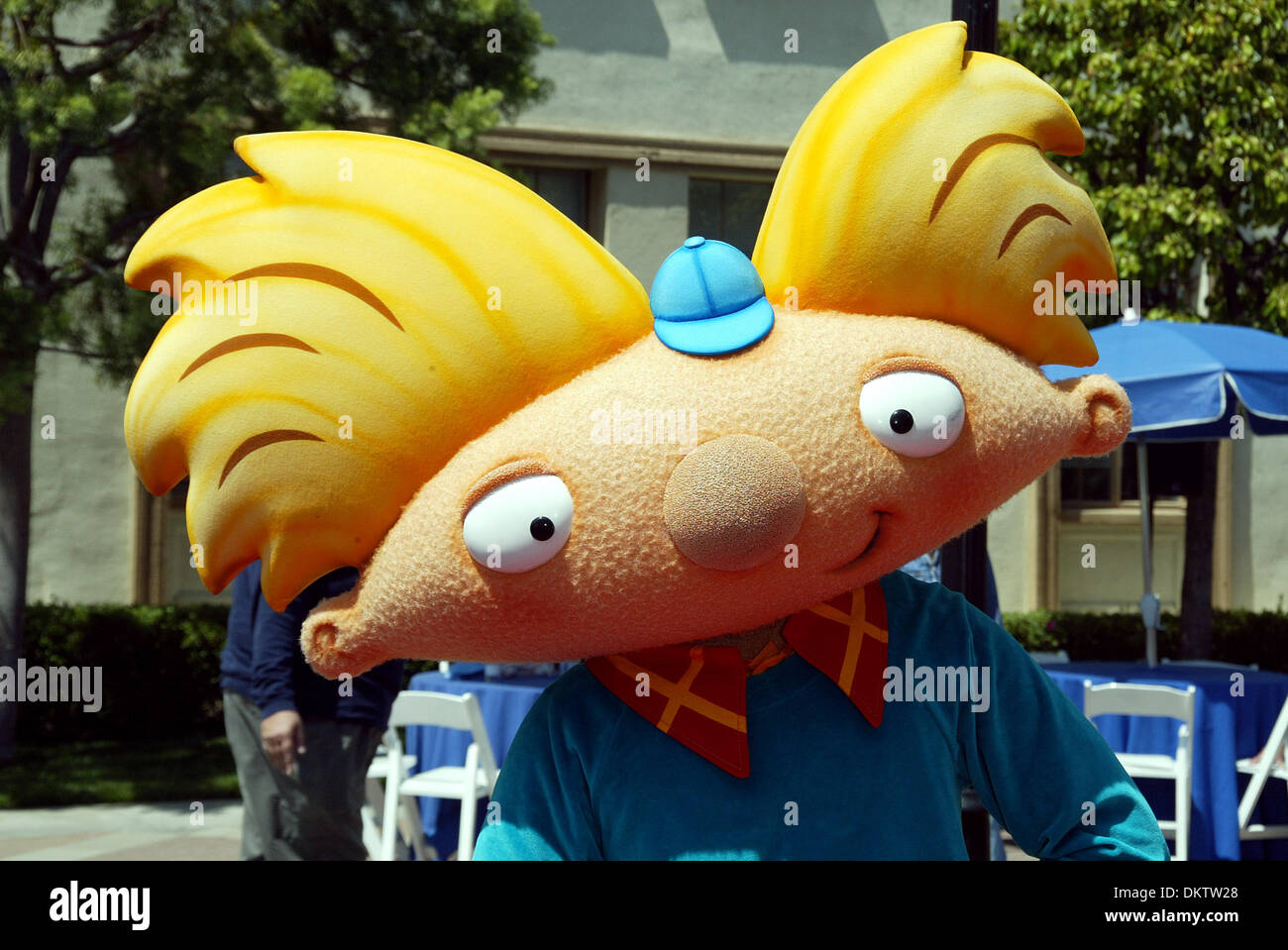 ARNOLD, HEY ARNOLD.CARTOON FIGURE.LOS ANGELES, USA.PARAMOUNT STUDIOS ...