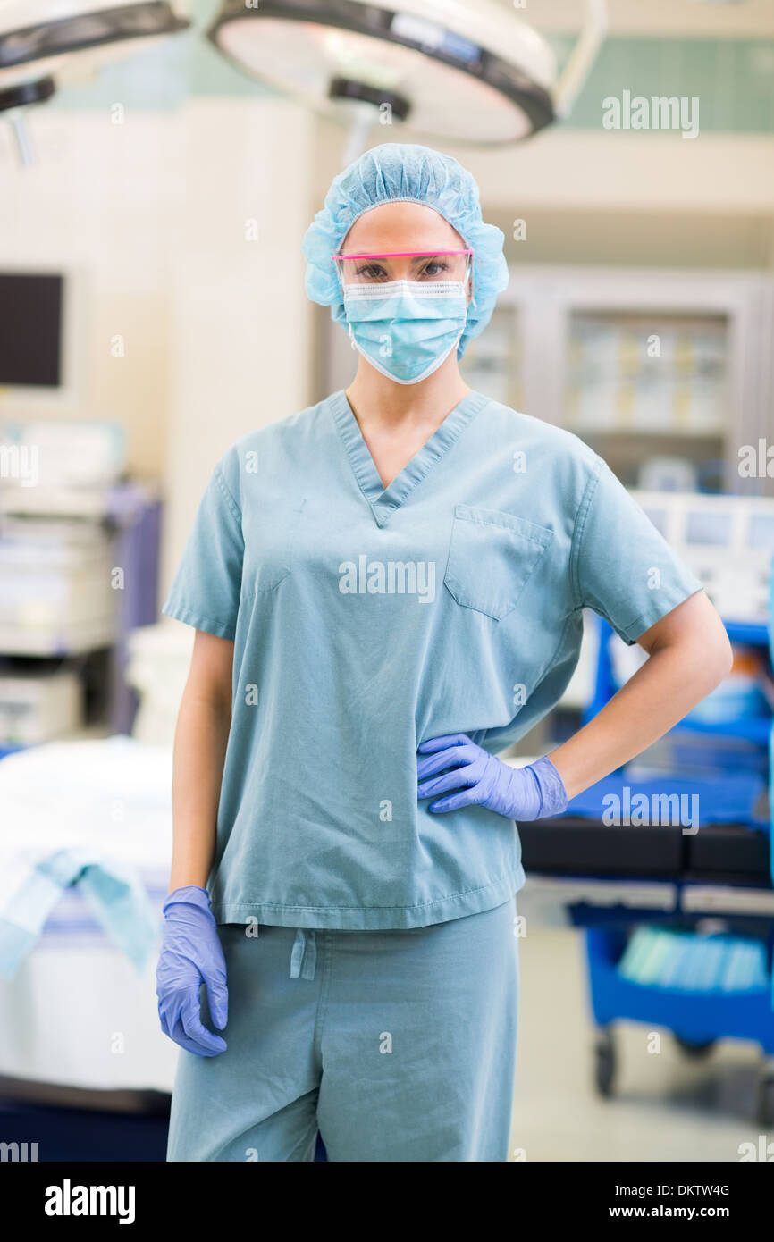 Portrait of Surgical Team Member Stock Photo - Alamy