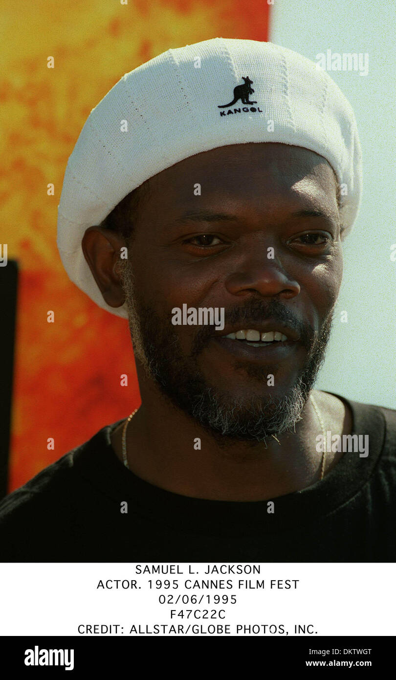 SAMUEL L. JACKSON.ACTOR. 1995 CANNES FILM FEST.02/06/1995.F47C22C Stock ...