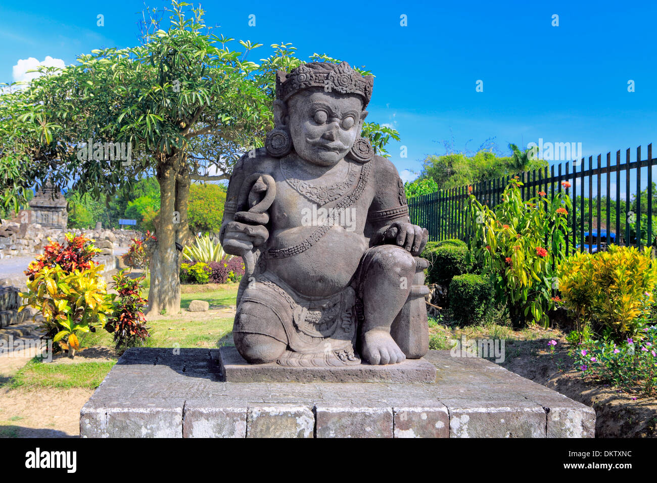 Dvarapala, the giant guardian, Candi, Plaosan temple, Prambanan, near ...