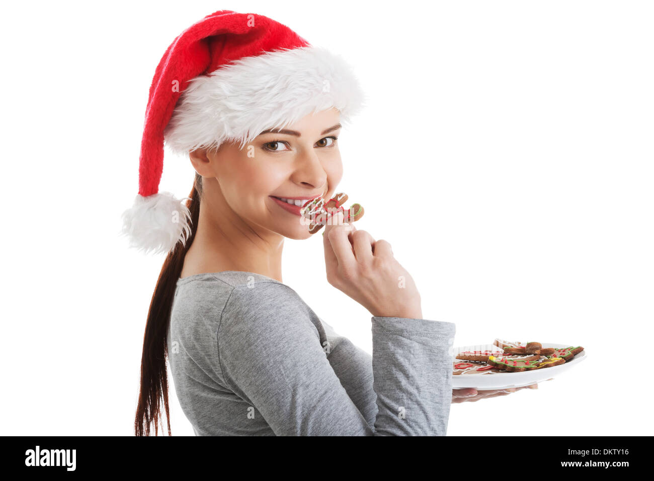 Woman eating hat hi-res stock photography and images - Alamy