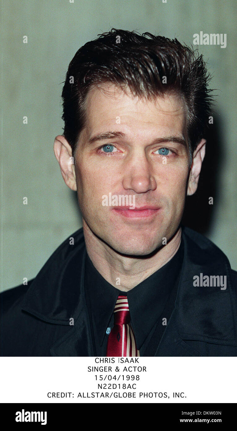 CHRIS ISAAK.SINGER & ACTOR.15/04/1998.N22D18AC Stock Photo - Alamy