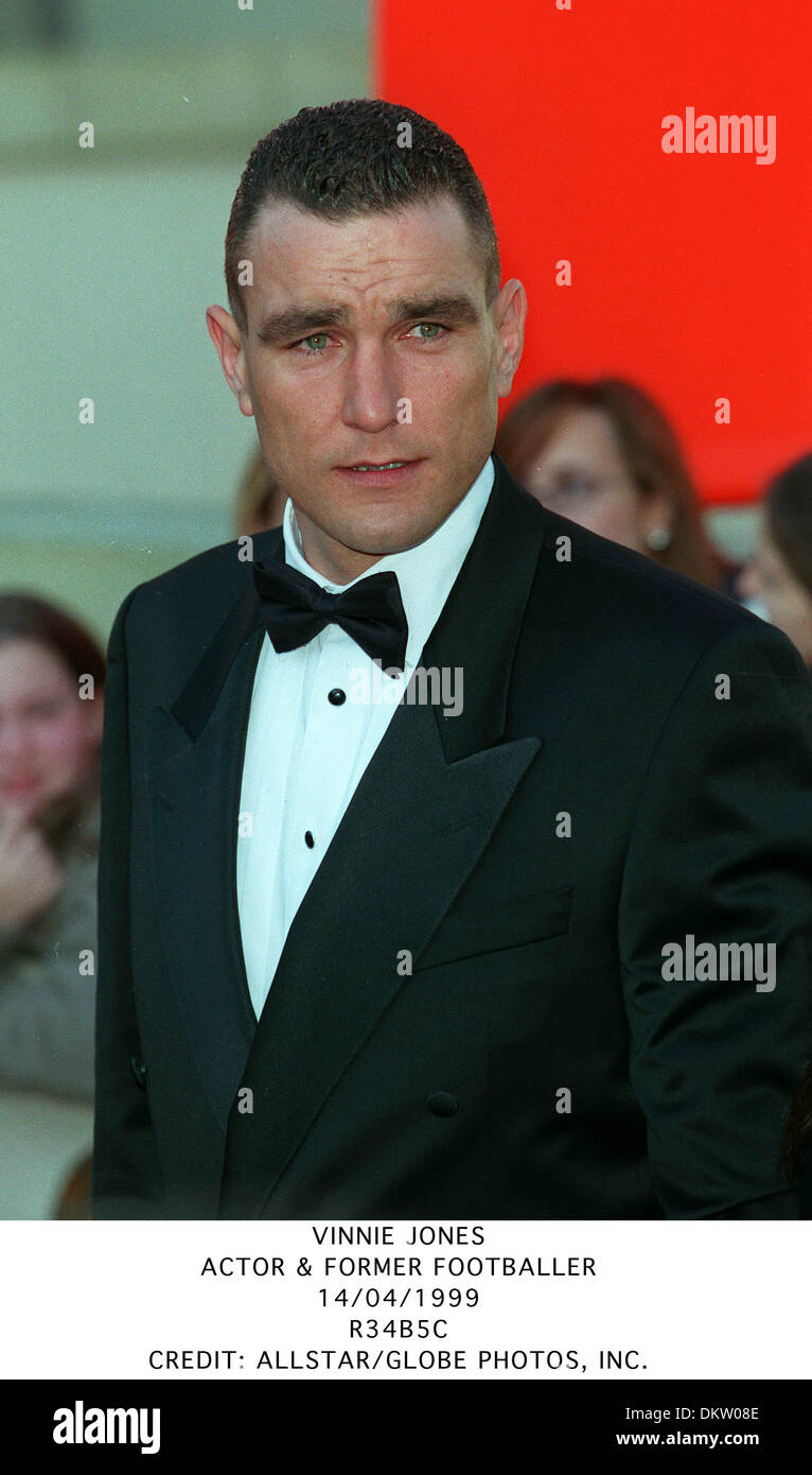 VINNIE JONES.ACTOR & FORMER FOOTBALLER.14/04/1999.R34B5C Stock Photo ...