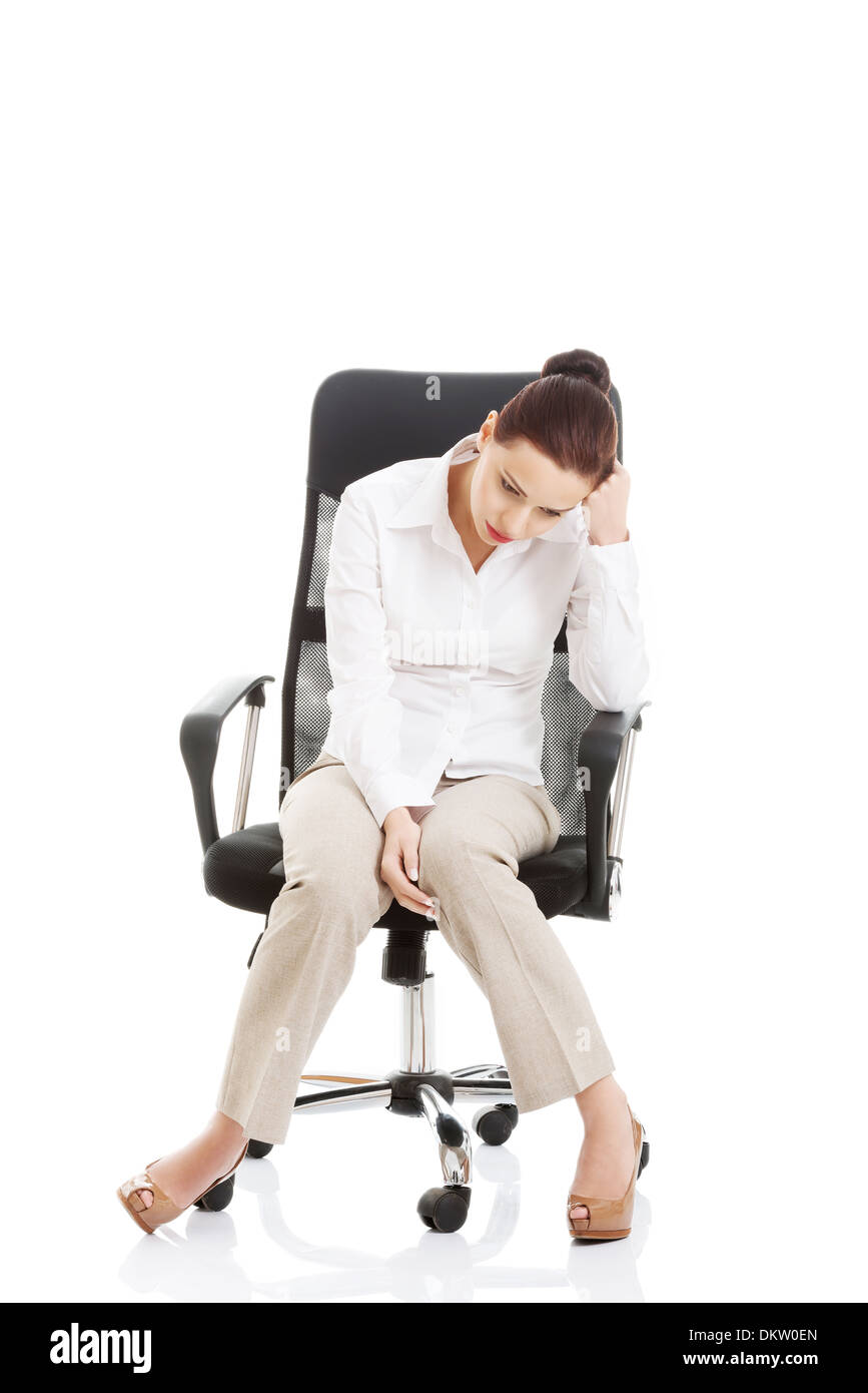 Sitting on broken chair hi-res stock photography and images - Alamy