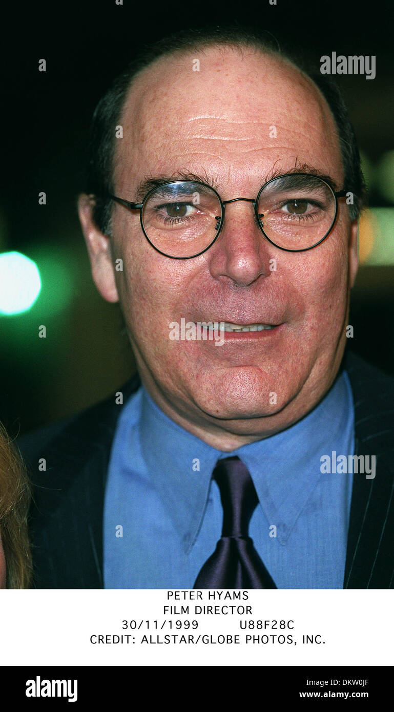 PETER HYAMS.FILM DIRECTOR.30/11/1999.U88F28C Stock Photo - Alamy