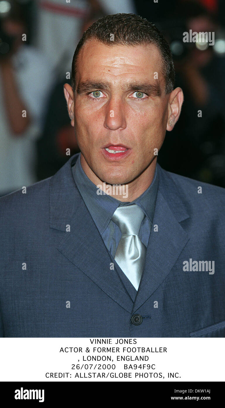 July 26, 2000 - LONDON, ENGLAND - VINNIE JONES.ACTOR & FORMER ...