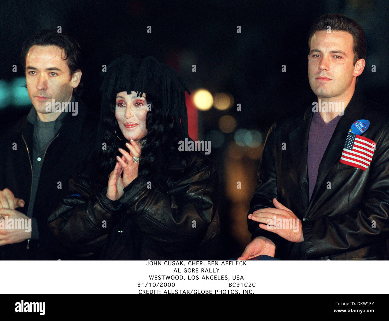 Oct. 31, 2000 - WESTWOOD, LOS ANGELES, USA - JOHN CUSAK, CHER, BEN ...