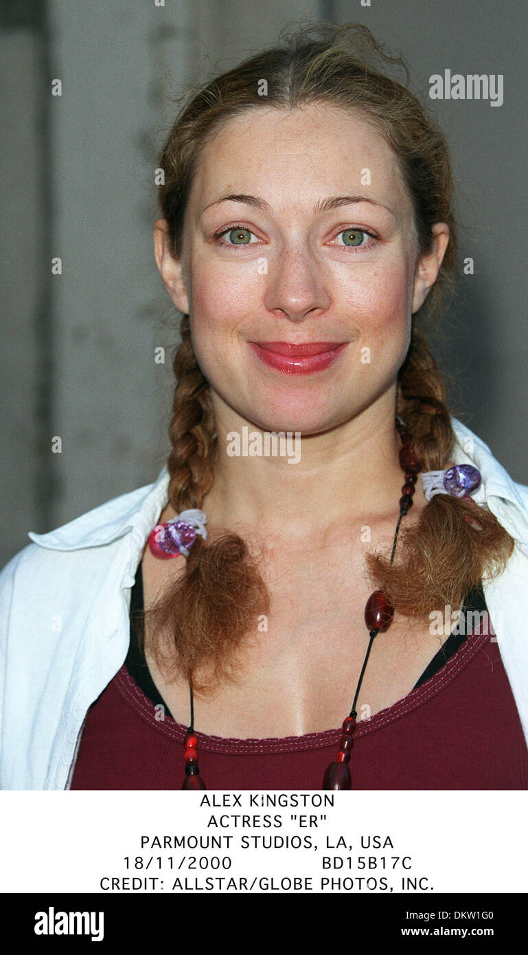 Nov. 18, 2000 - PARMOUNT STUDIOS, LA, USA - ALEX KINGSTON.ACTRESS ''ER ...