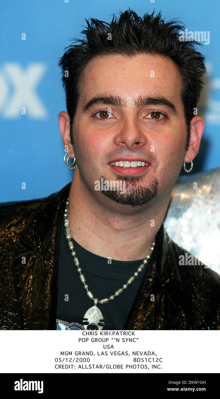 Dec. 5, 2000 - MGM GRAND, LAS VEGAS, NEVADA - CHRIS KIRKPATRICK.POP ...
