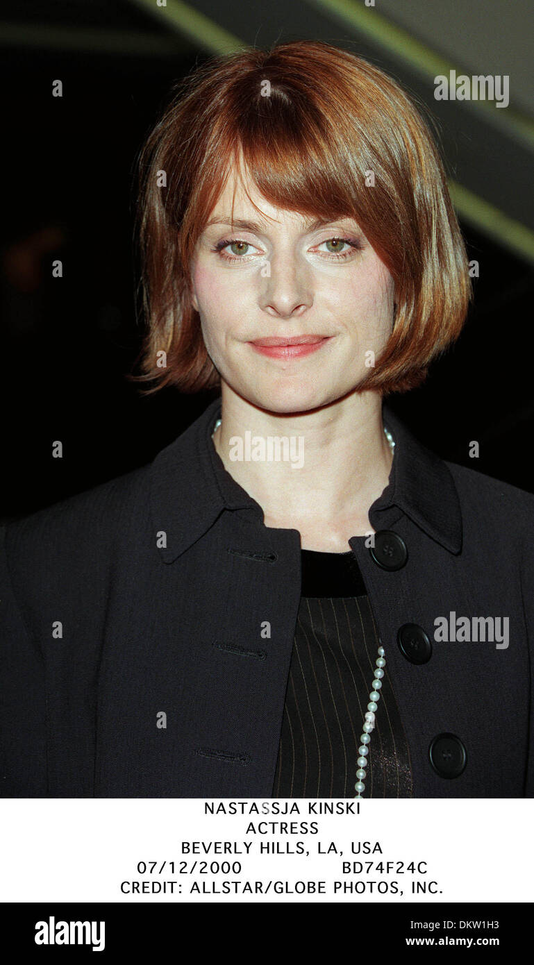Dec. 7, 2000 - BEVERLY HILLS, LA, USA - NASTASSJA KINSKI.ACTRESS ...