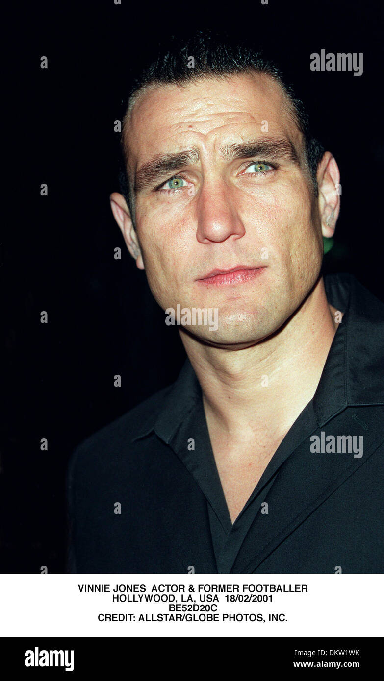 Feb. 18, 2001 - HOLLYWOOD, LA, USA - VINNIE JONES ACTOR & FORMER ...
