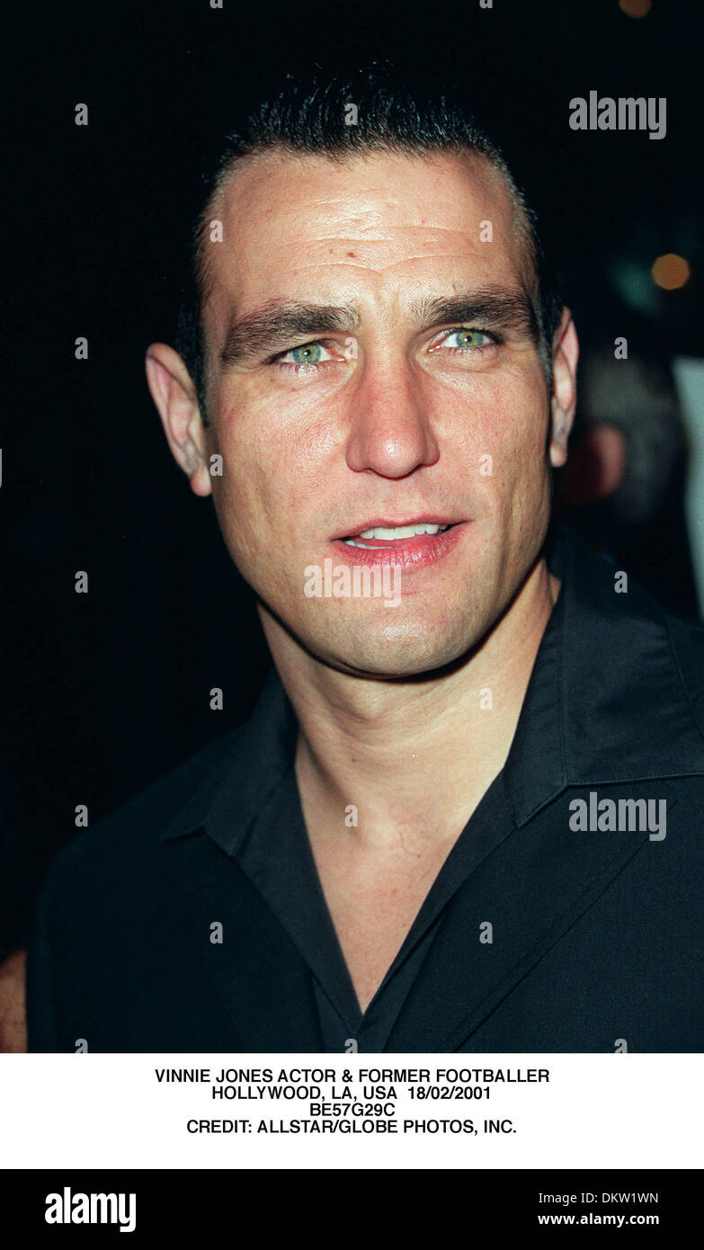 Feb. 18, 2001 - HOLLYWOOD, LA, USA - VINNIE JONES ACTOR & FORMER ...