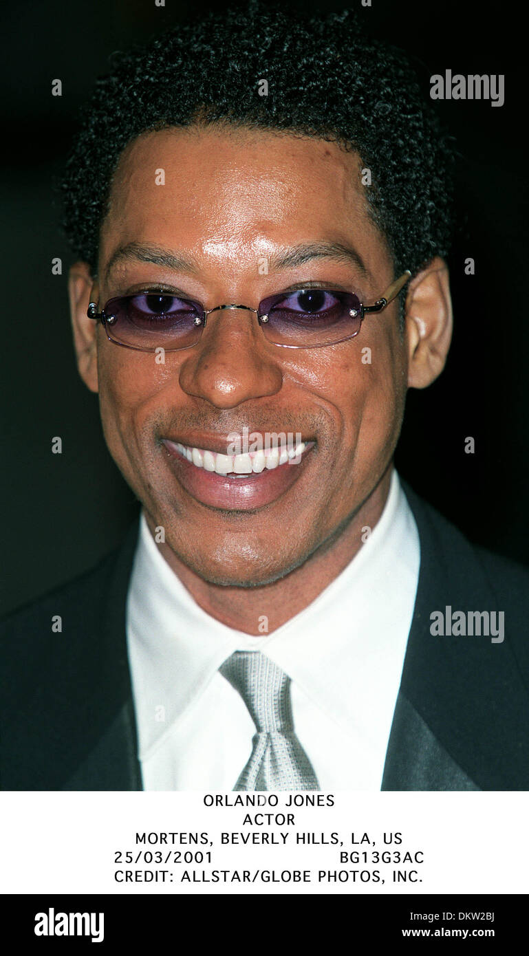 ORLANDO JONES.ACTOR.MORTENS, BEVERLY HILLS, LA, US.25/03/2001.BG13G3AC ...