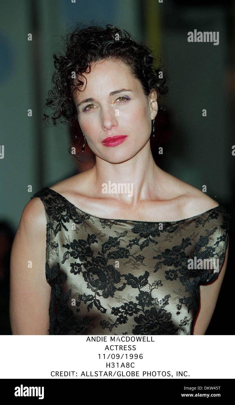 Andie macdowell 1996 hi-res stock photography and images - Alamy