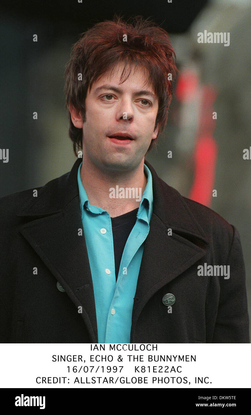 IAN MCCULOCH.SINGER, ECHO & THE BUNNYMEN.16/07/1997.K81E22AC Stock ...