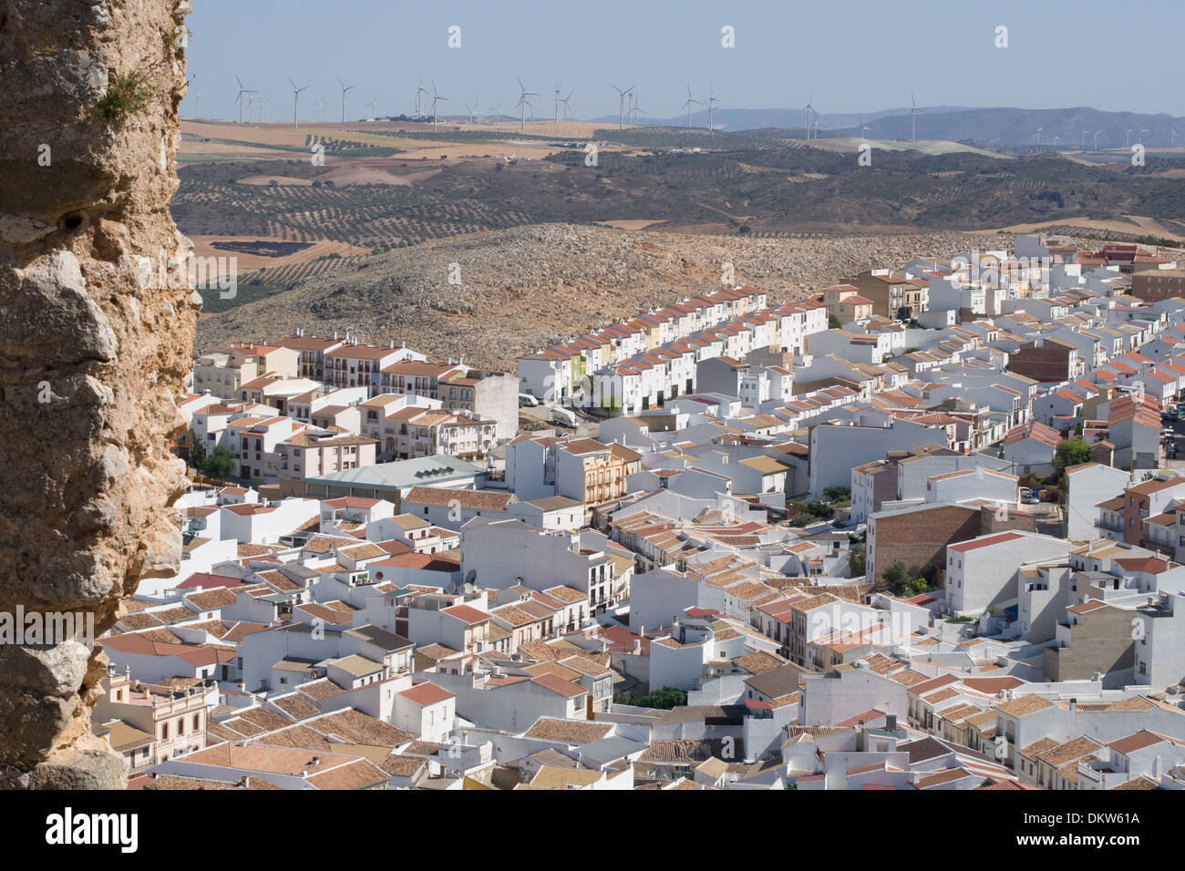 Teba, one of the white villages (Pueblos Blancos) of Andalucia, Spain ...