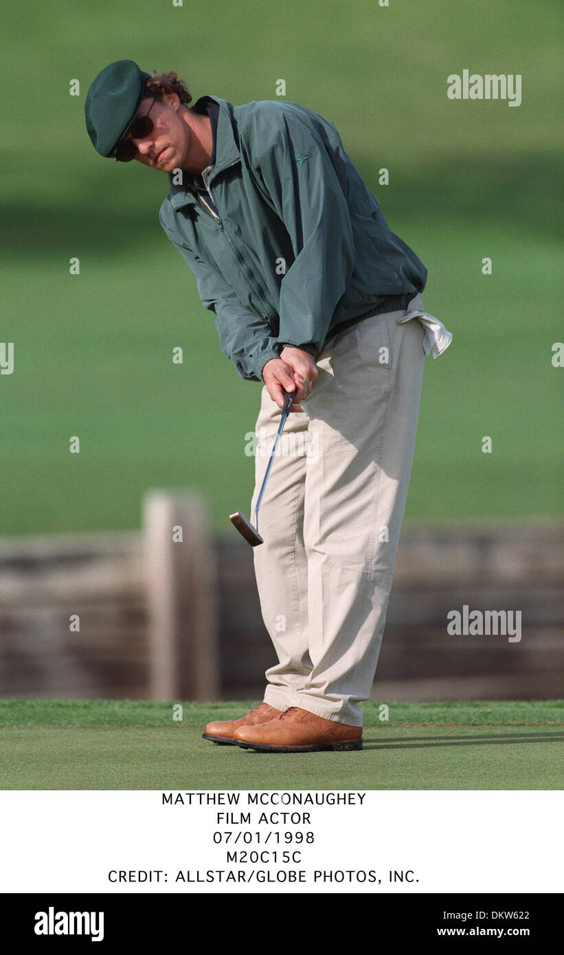 MATTHEW MCCONAUGHEY.FILM ACTOR.07/01/1998.M20C15C Stock Photo - Alamy