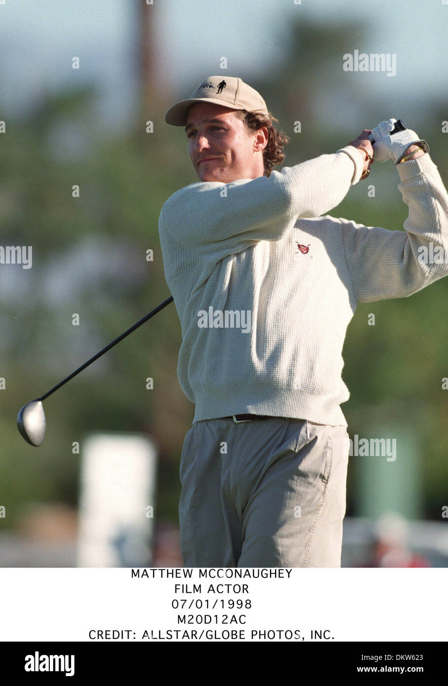 MATTHEW MCCONAUGHEY.FILM ACTOR.07/01/1998.M20D12AC Stock Photo - Alamy