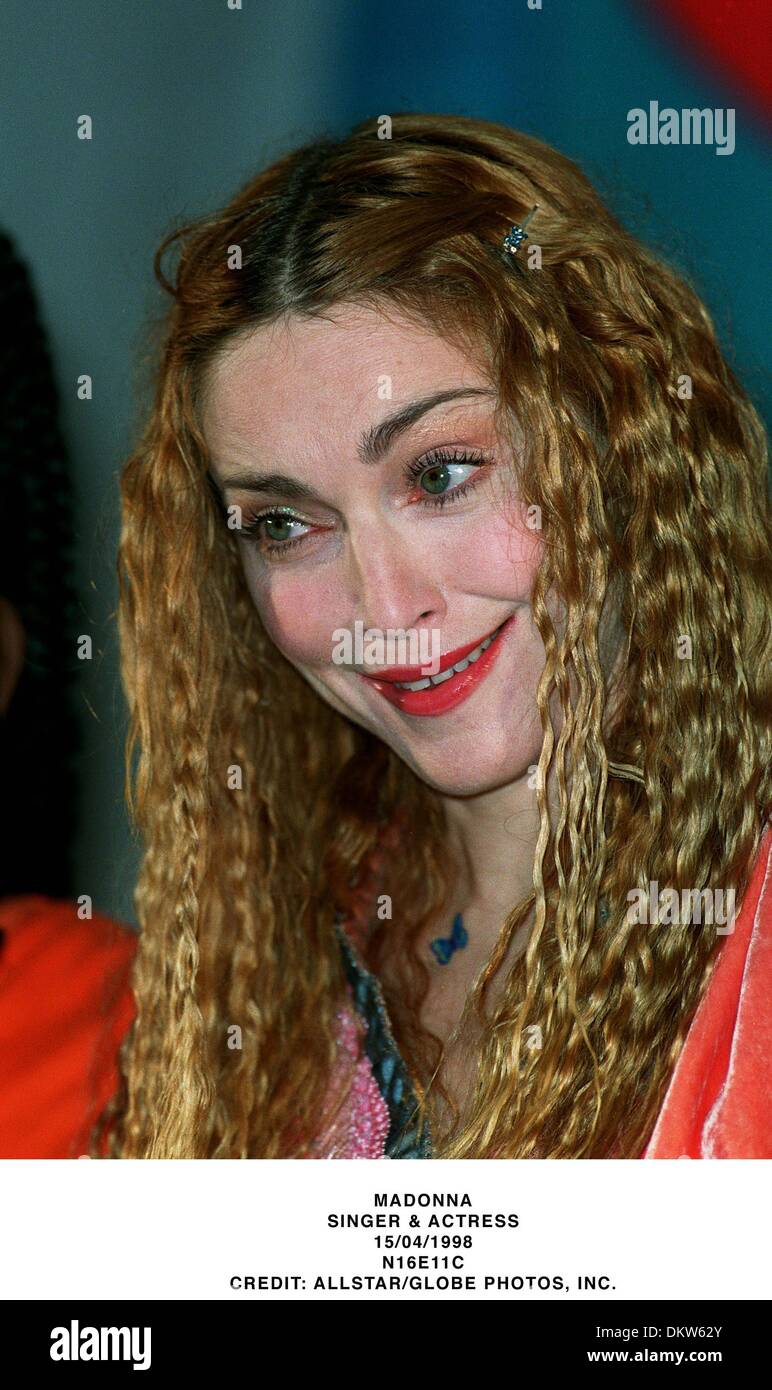 Madonna 1998 hi-res stock photography and images - Alamy