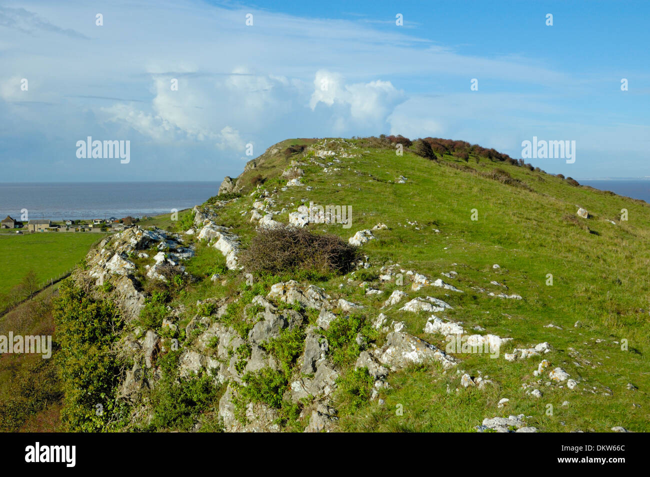 Brean down headland hi-res stock photography and images - Alamy
