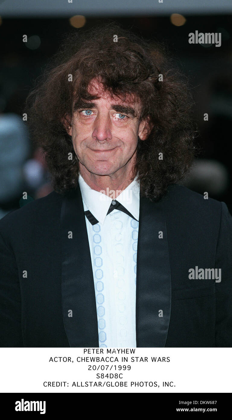 Peter mayhew actor chewbacca in star hi-res stock photography and ...
