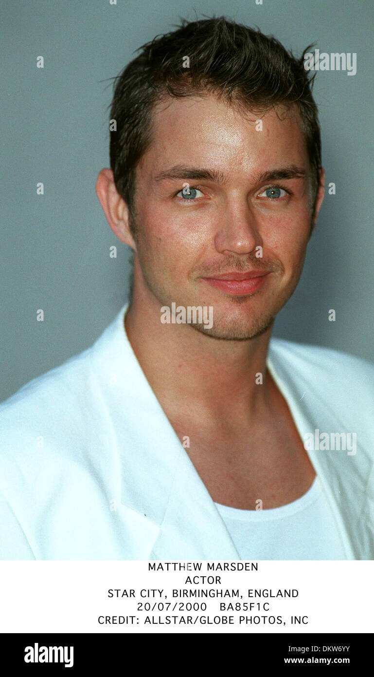 Actor matthew marsden hi-res stock photography and images - Alamy