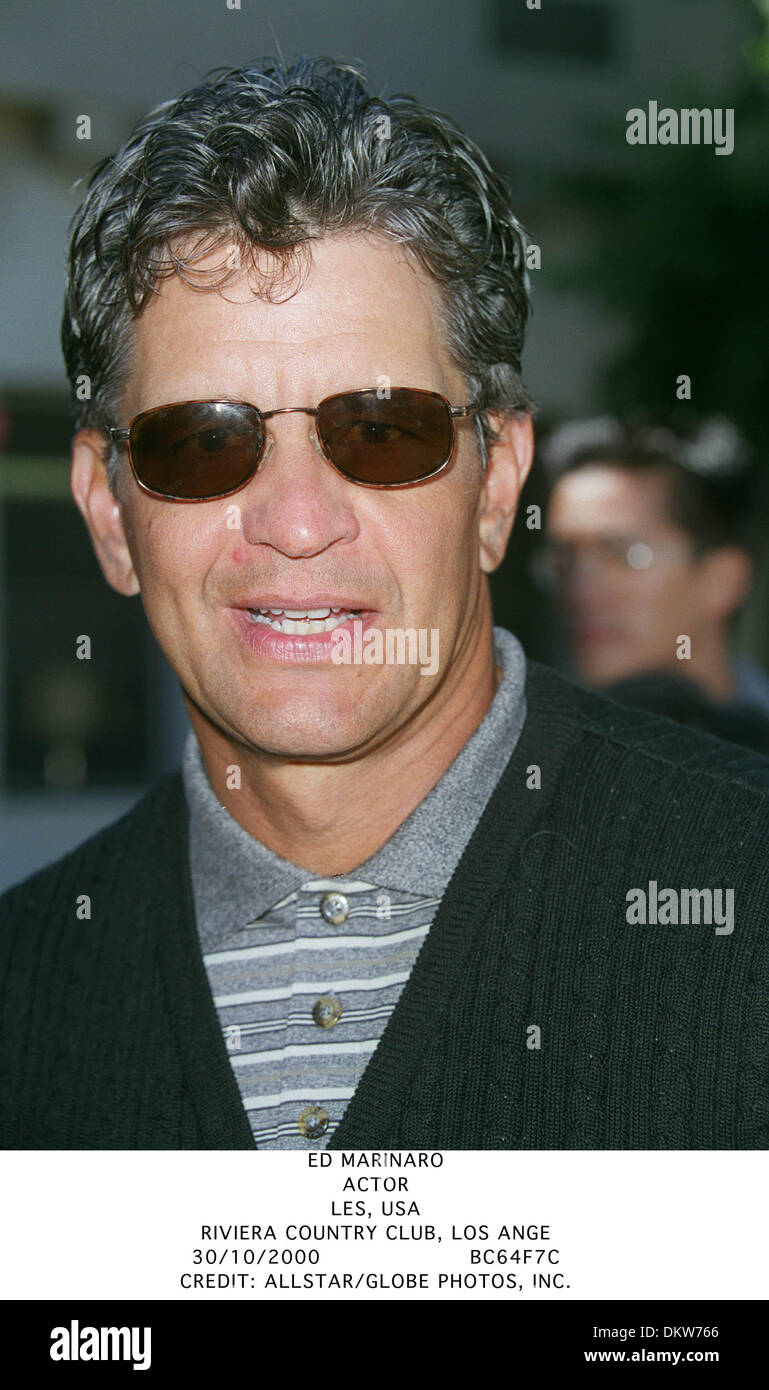 Oct. 30, 2000 - RIVIERA COUNTRY CLUB, LOS ANGE - ED MARINARO.ACTOR.LES ...