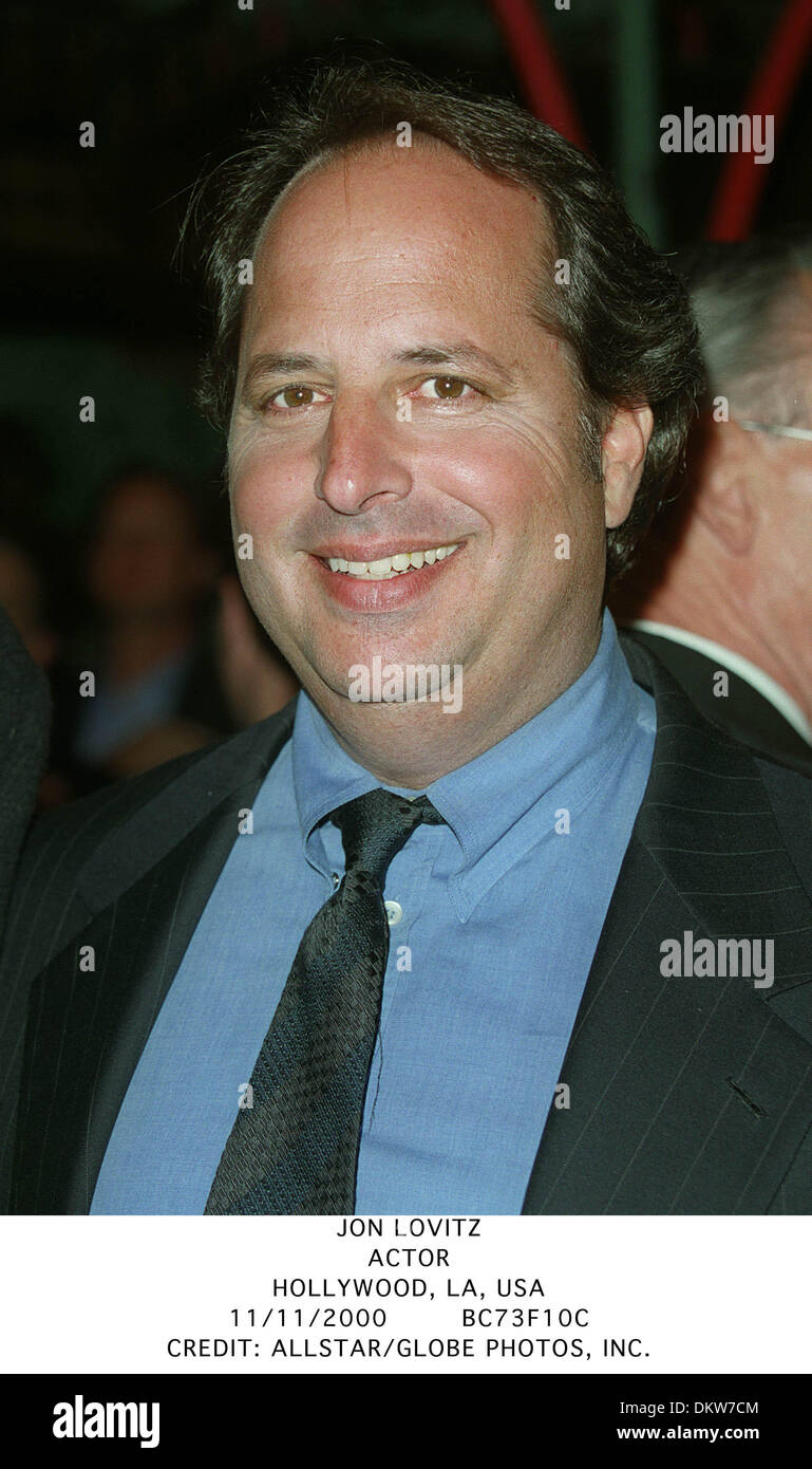 Nov. 11, 2000 - HOLLYWOOD, LA, USA - JON LOVITZ.ACTOR.HOLLYWOOD, LA ...