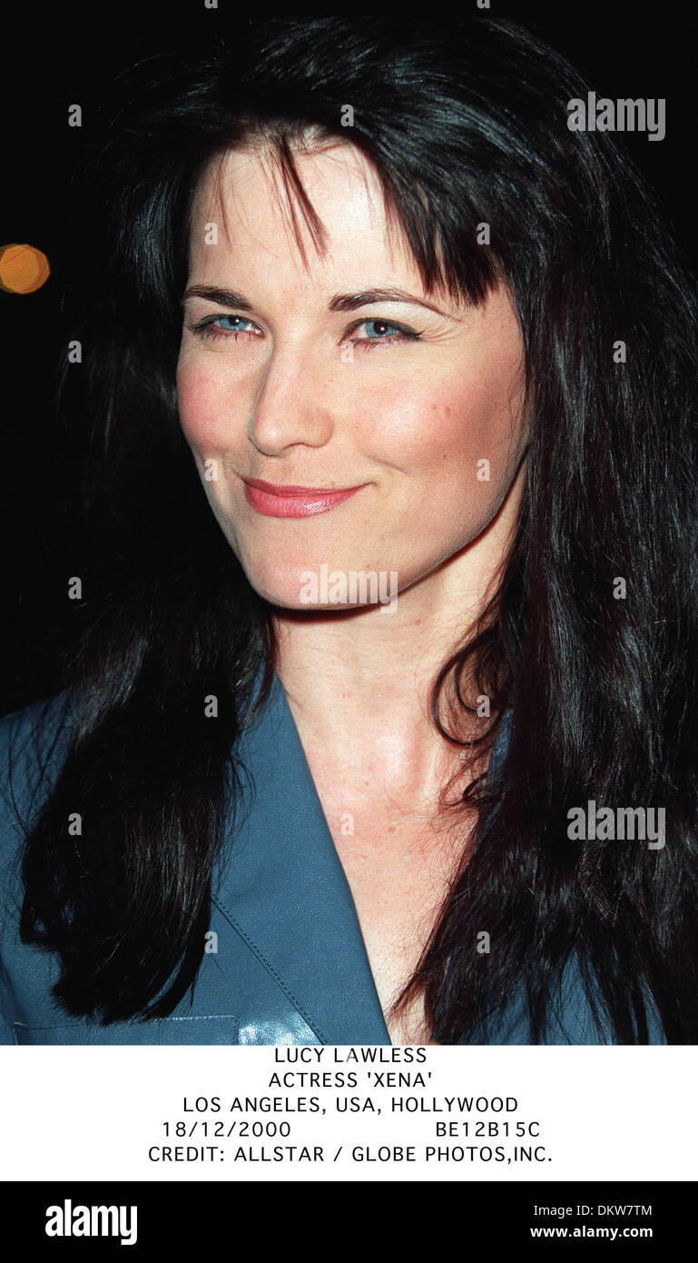 Dec. 18, 2000 - LOS ANGELES, USA, HOLLYWOOD - LUCY LAWLESS.ACTRESS ...