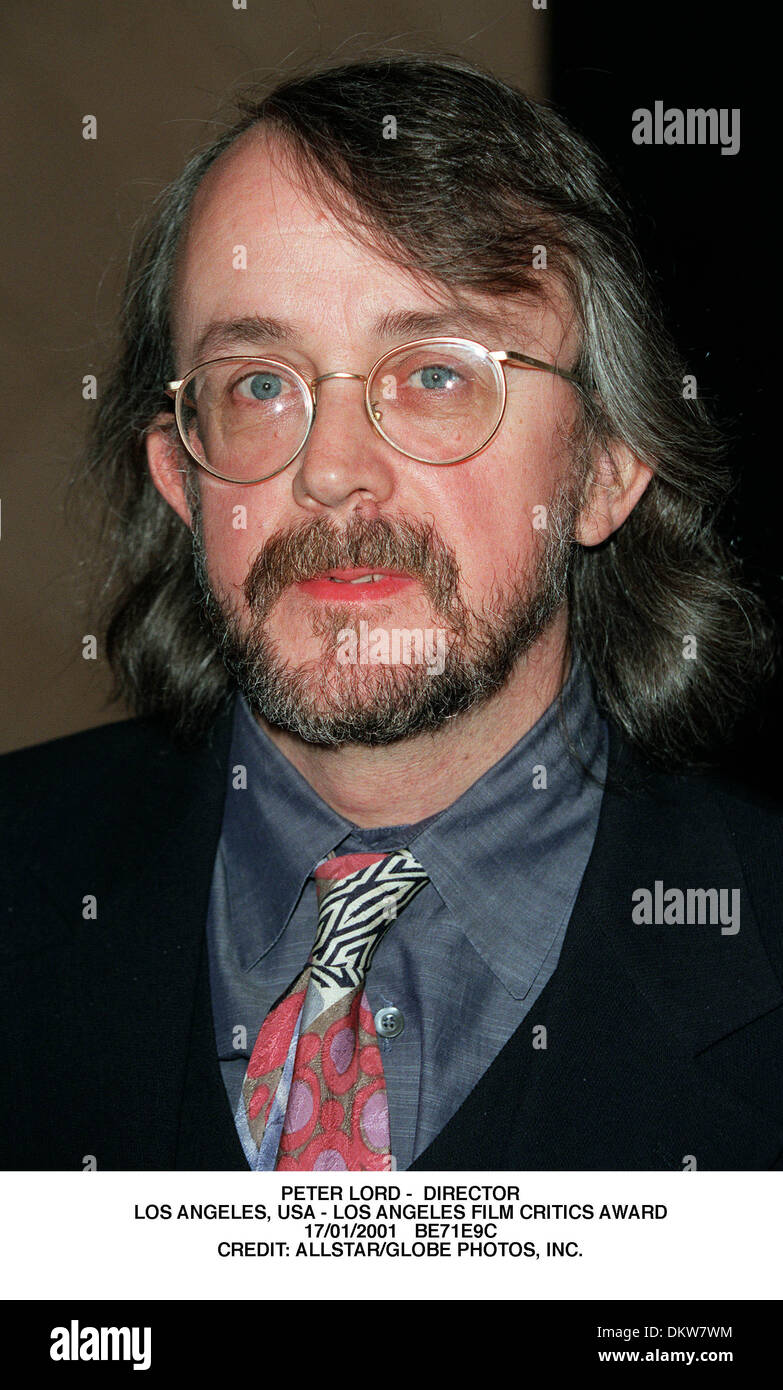 Jan. 17, 2001 - LOS ANGELES FILM CRITICS AWARD - PETER LORD - DIRECTOR ...