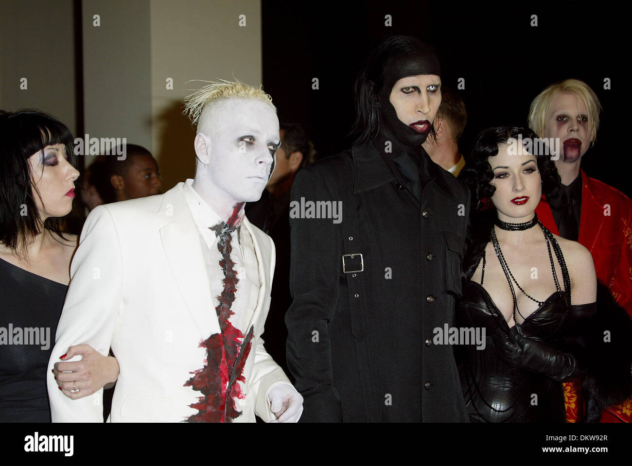 MARILYN MANSON.POP GROUP & GIRLFRIENDS.HOLLYWOOD, LOS ANGELES, USA.12 ...
