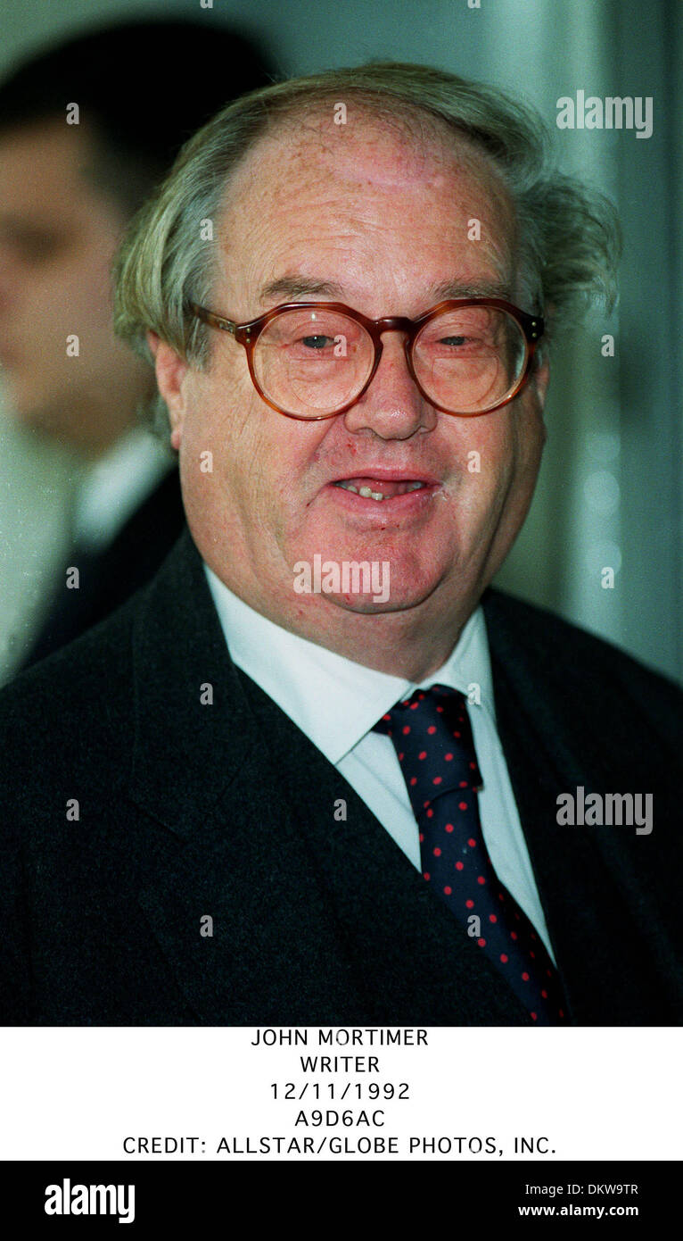 John mortimer writer hi-res stock photography and images - Alamy